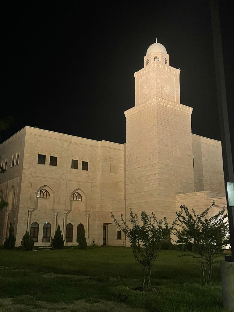 Lighten the mohammadi masjid in the Houston America | Green Light